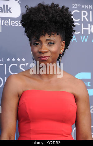 Elisa Perry at The 23rd Annual Critics' Choice Awards held at the ...