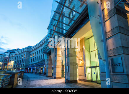 Exchange Crescent, Edinburgh financial district Stock Photo - Alamy