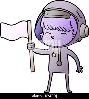 cartoon curious astronaut Stock Vector Image & Art - Alamy