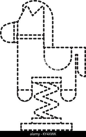 horse on a spring swing for the playground vector illustration Stock ...