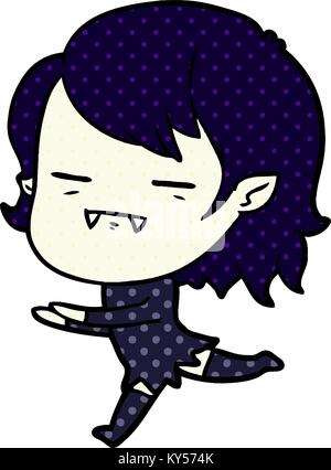 cartoon undead vampire girl running Stock Vector Image & Art - Alamy