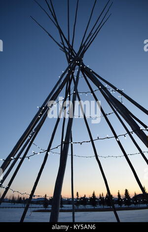 Ute American Indian Teepee Stock Photo - Alamy