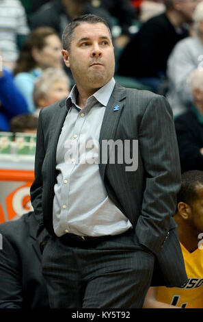 Towson head coach Pat Skerry motions to his players during the first ...