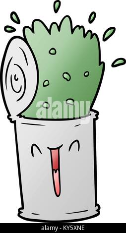cartoon happy exploding soup can Stock Vector Image & Art - Alamy