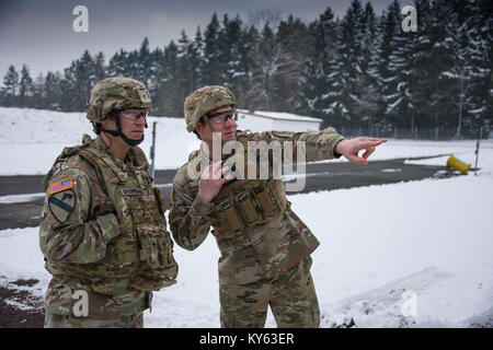 U.S. Soldiers with 615th Aviation Support Battalion (ASB) conduct Table ...