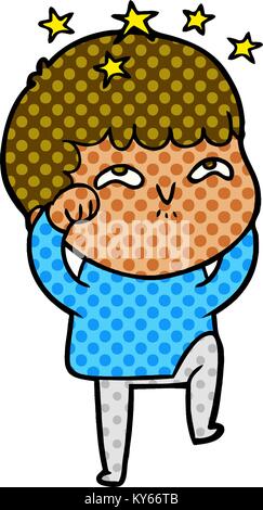 cartoon amazed boy Stock Vector Image & Art - Alamy