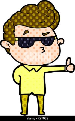 cartoon cool guy Stock Vector Image & Art - Alamy