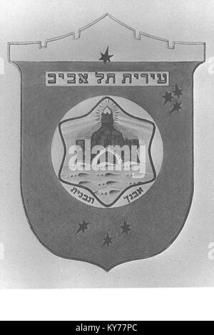 The emblem of Tel Aviv represents the city's official symbol, used in ...