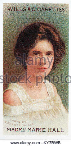 Marie Hall English violinist Stock Photo - Alamy