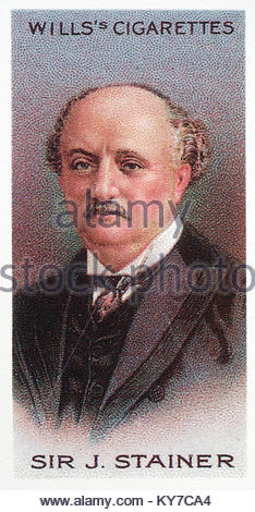 SIR JOHN STAINER musician, composer of The Crucifixion Stock Photo - Alamy