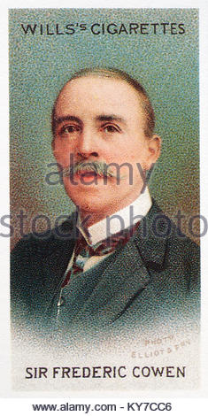 SIR FREDERIC HYMEN COWEN Stock Photo - Alamy