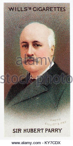 Sir Hubert Parry - portrait. English composer and writer on music. 1848 ...
