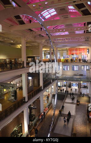 The main atrium at the Science Museum, London Stock Photo - Alamy