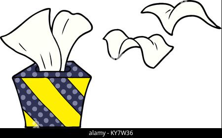 cartoon box of tissues Stock Vector Art & Illustration, Vector Image ...