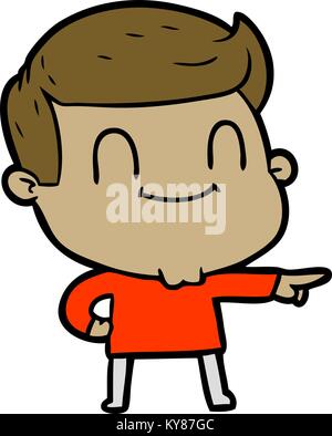 cartoon friendly man Stock Vector Image & Art - Alamy