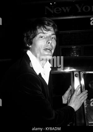 Christopher Reeve ( entering his Car / Limo ) Attending a Broadway Show ...