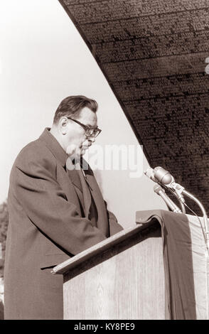 The 1961 unveiling of a monument to victims of fascism in Graz, Austria ...
