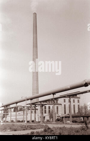 The alumina and aluminum factory in Kidričevo, photographed in 1961 ...