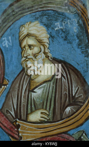 Interior frescoes from St. Demetrius Church in Markova Sušica showing ...