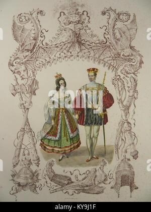 The painting depicts the Prussian Crown Prince Friedrich Wilhelm ...