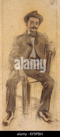 Ramon Casas, a prominent Catalan artist, is known for his portraits and ...