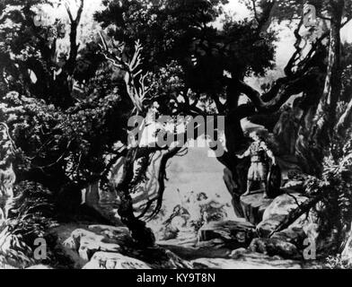 This artwork by Viktor Angerer depicts Act 2, Scene 1 of ...