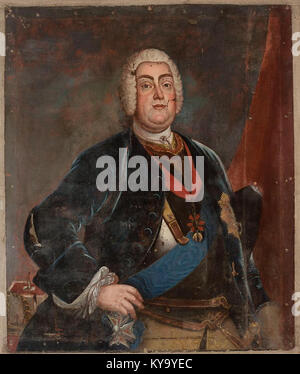 The portrait of Augustus III, King of Poland (1696-1763), depicts the ...