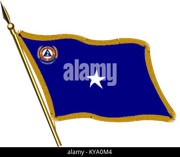 Philippine Coast Guard Commodore's Flag Stock Photo - Alamy