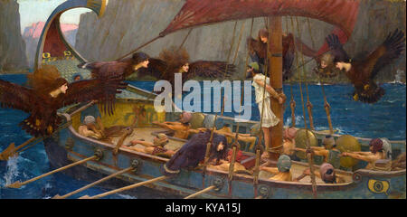 John William Waterhouse, Ulysses and the Sirens 1891 Oil on canvas, National Gallery of Victoria ...