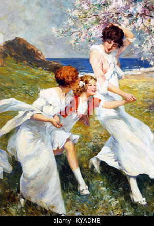 'Joys of Spring' by René Lelong celebrates the vibrancy and renewal of ...