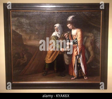 ‘Judith with the Head of Holofernes’ depicts the biblical story of ...