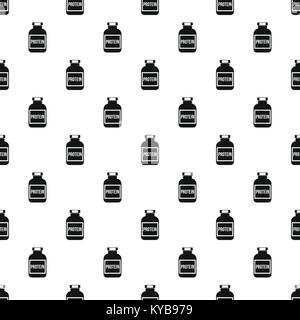 Nutritional supplement for athletes pattern vector Stock Vector Image ...