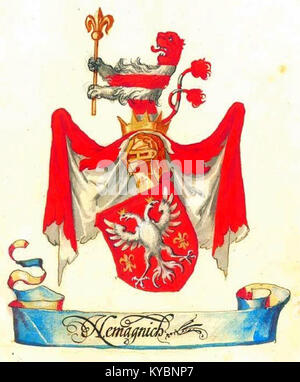 The 'Nemanjic dynasty Belgrade Armorial II' depicts the heraldic symbol ...