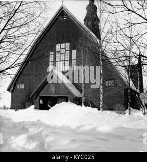 Norsjö Church, located in Sweden, is known for its architectural design ...