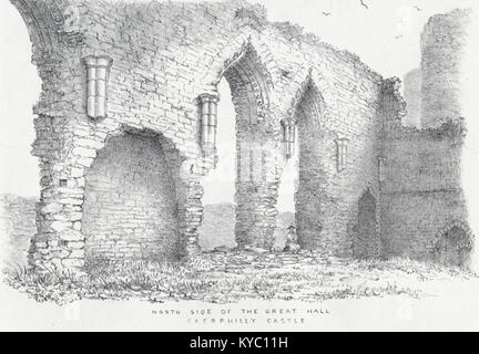 The Great Hall Caerphilly castle Wales UK Stock Photo - Alamy