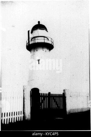 Old Caloundra Lighthouse, built in Queensland, Australia, circa 1920 ...