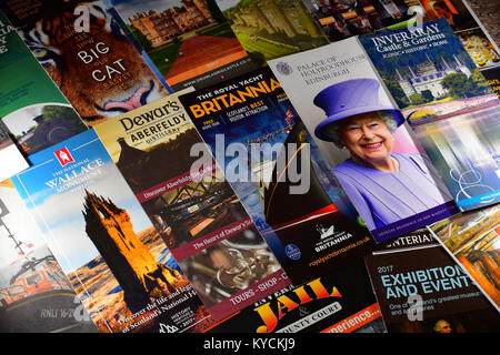 Scottish tourist information leaflets Stock Photo: 171767847 - Alamy