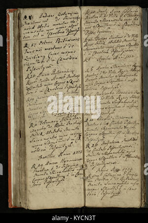 A death record book from the Pasvitinio parish in Lithuania documenting ...