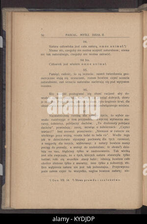 This title references the work of Blaise Pascal, specifically the 216th ...