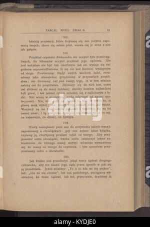 This work of Blaise Pascal presents philosophical and mathematical ...