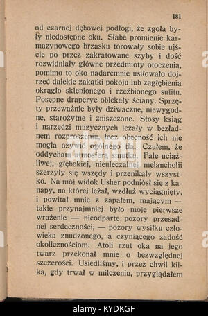 The first Polish volume of Edgar Allan Poe’s 'Opowieści nadzwyczajne ...