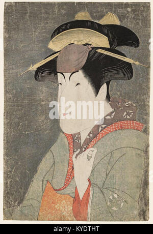 Sharaku’s woodblock print from 1794, featuring Ichikawa Ebizo I as ...