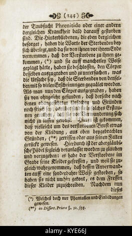 This work, 'Tractat von dem Kauen und Schmatzen der Toten in Gräbern ...