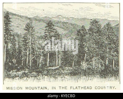 Map of Flathead in Montana Stock Photo - Alamy