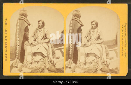 Ute braves, of the Kah-poh-teh band ,. Photographs of the American West ...