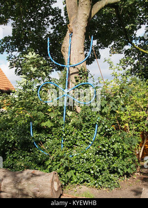 A photograph of Ruigoord, a village in the Netherlands known for its ...