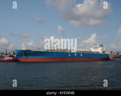 A photograph of the Shahrastani, a ship identified by IMO number ...