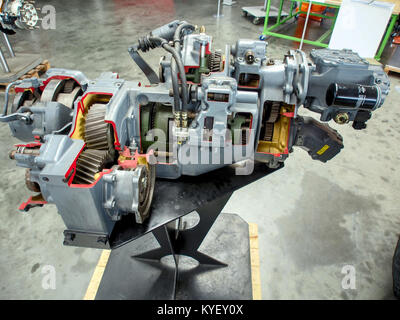 This image from the Unimog Museum features the gear mechanism of an ...
