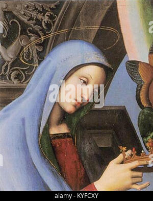 Virgin Mary Baronci (Fragment of Baronci Altarpiece Stock Photo - Alamy