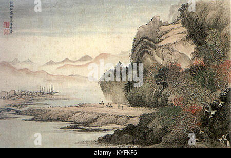 Wang Hui, landscape painting Stock Photo - Alamy
